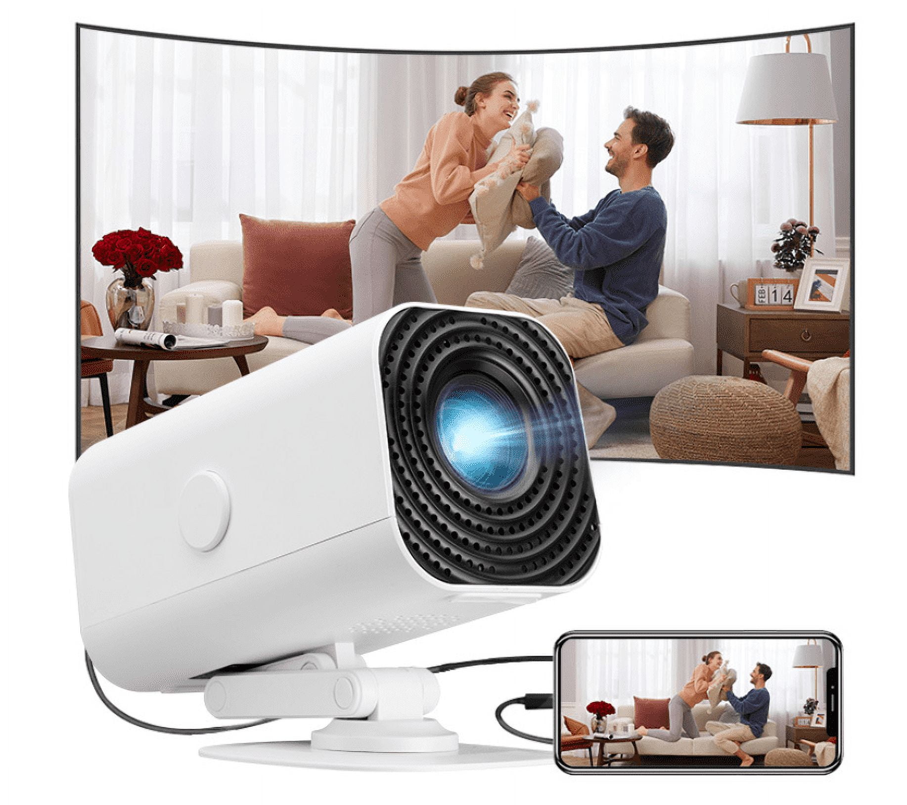 DeskAKBK The New Projector Supports Both Wired And Wireless Screen ...