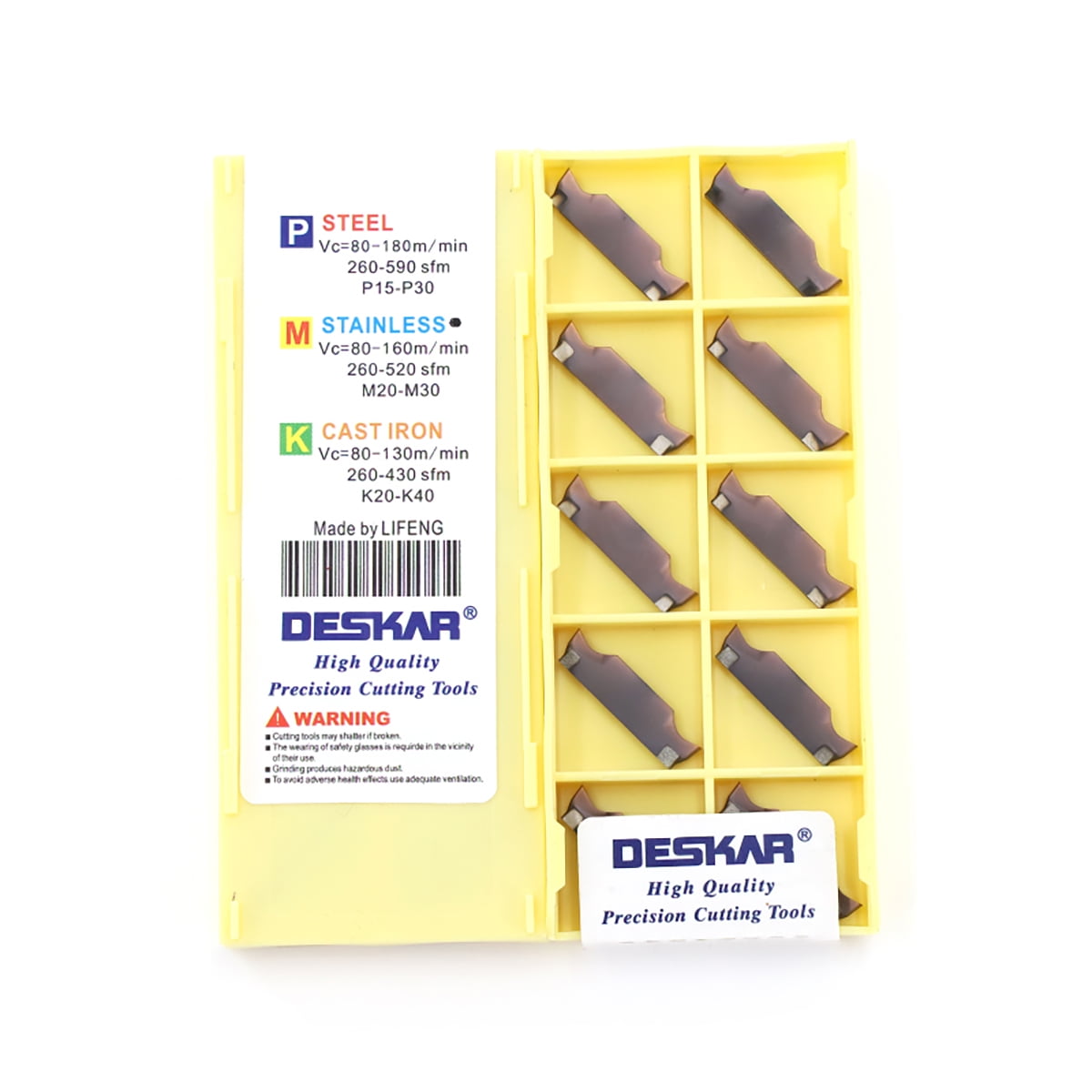 Deskar MGGN300-JM LF6018 Groove Insert 100% Original 10pcs - Walmart.com