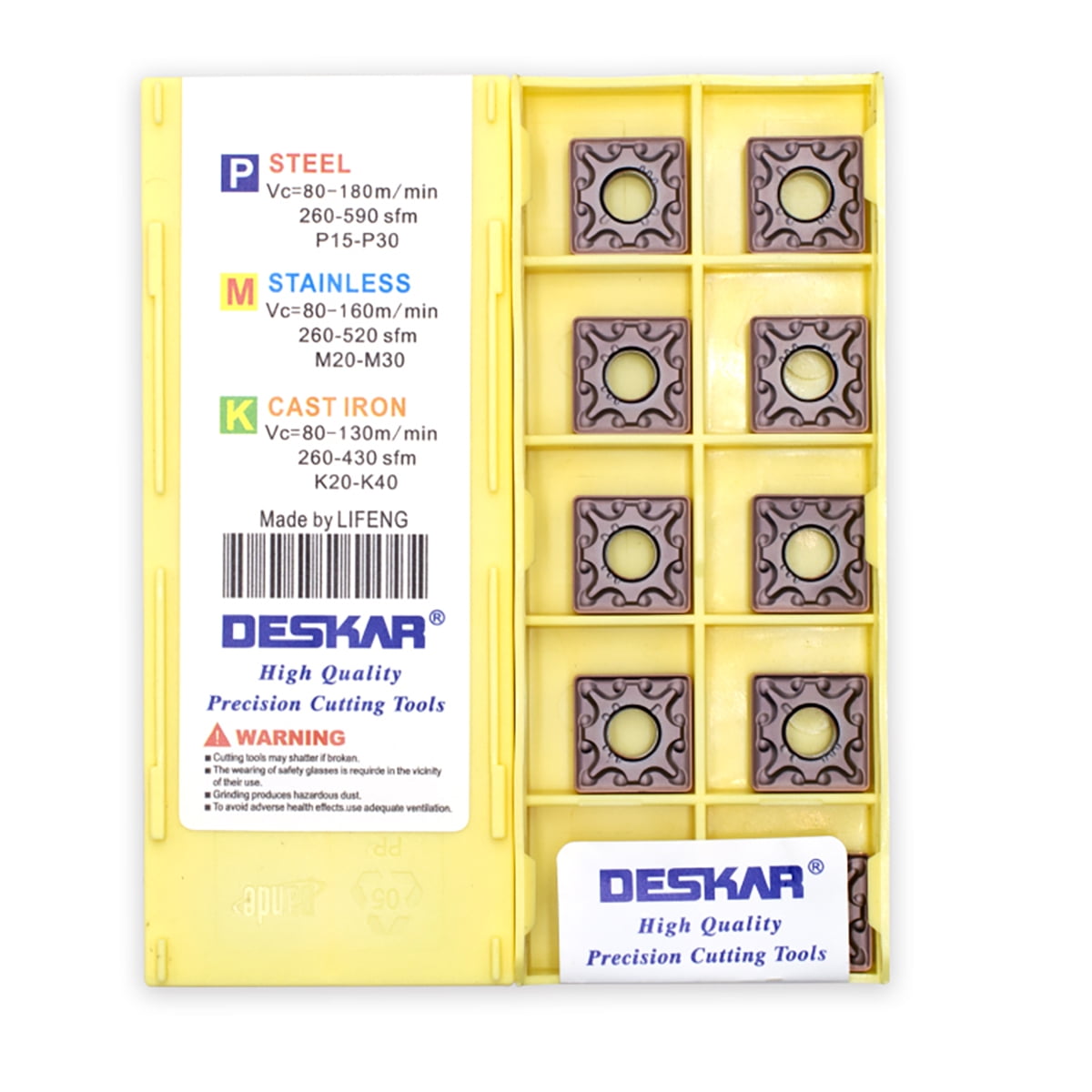 Deskar SNMG120404-MA LF6018 Turning Insert 100% Original 10pcs - Walmart.com