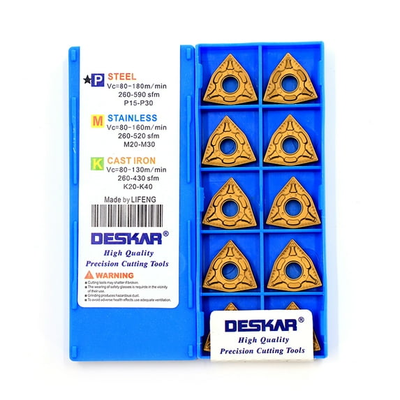 Deskar WNMG080408-TF TF918 Turning Insert 100% Original 10pcs - Walmart.com