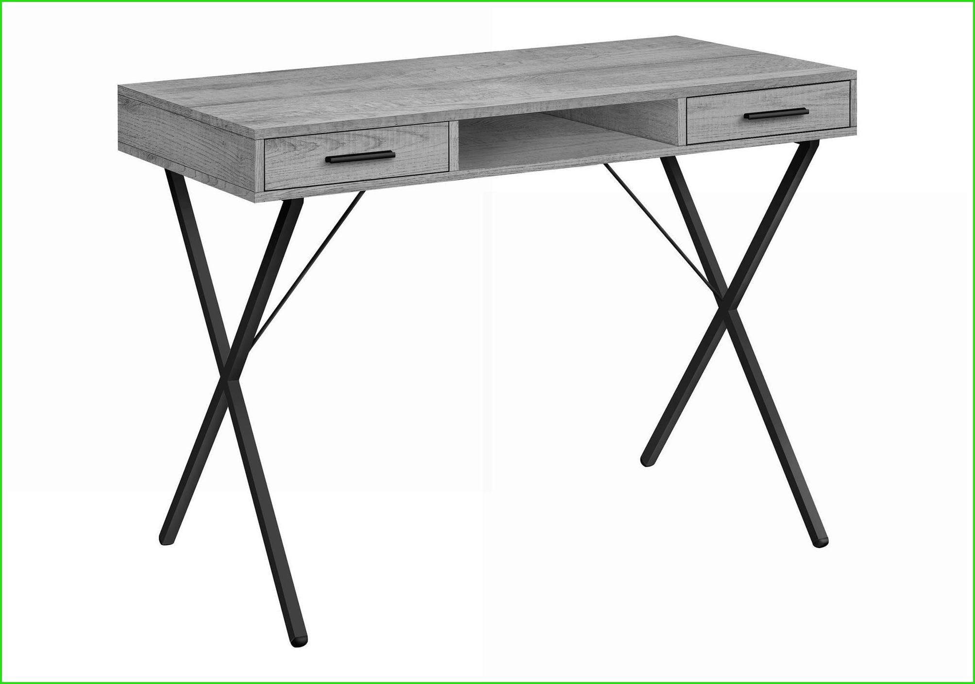 Desks, 42” Contemporary Home Office Computer Desk with Storage Drawers ...