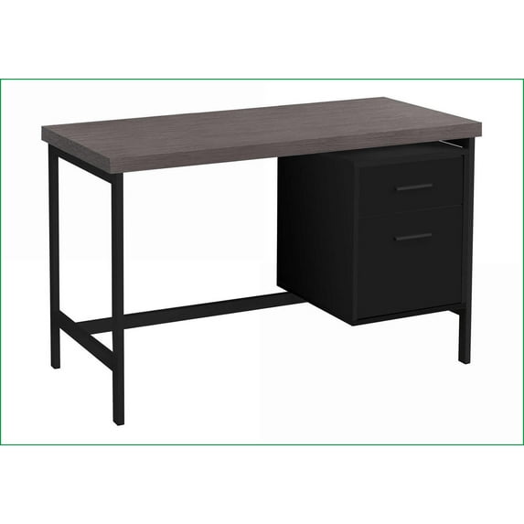 Desks, 48” Contemporary Modern Computer Desk with Reversible Left/Right ...