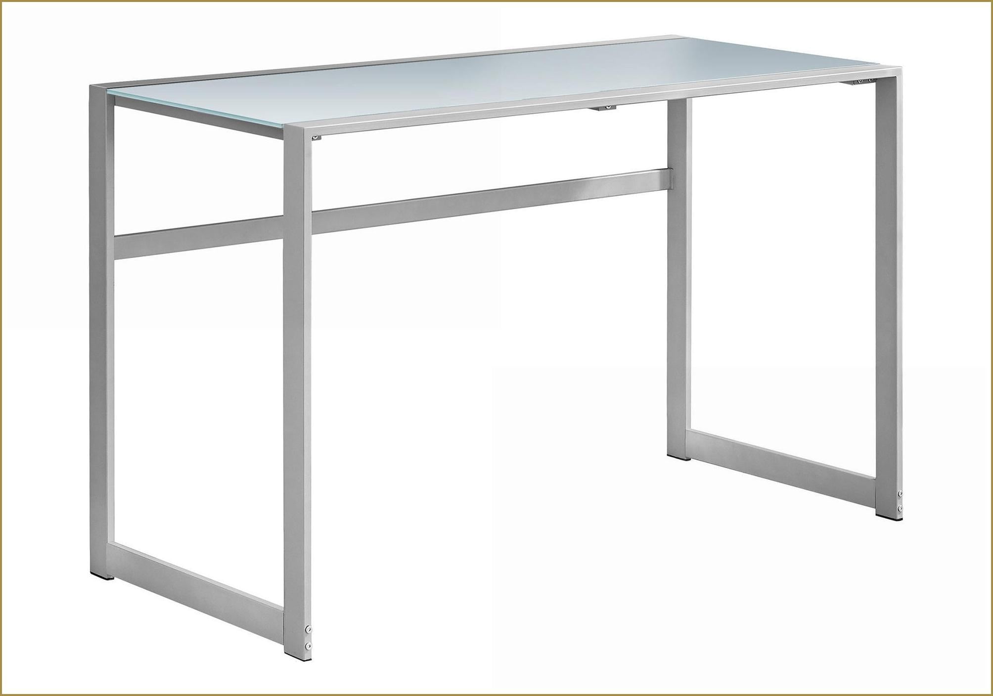 Desks, 48" Home Office Computer Desk, Modern Contemporary, Frosted ...