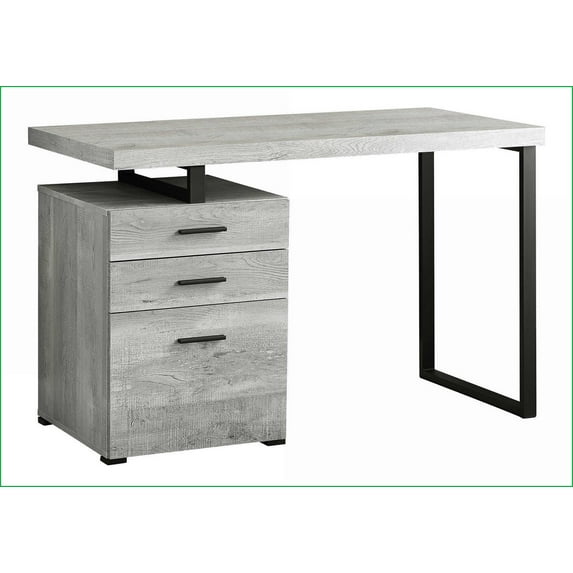 Desks, 48”L Modern Computer Desk with Reversible Setup & Storage ...