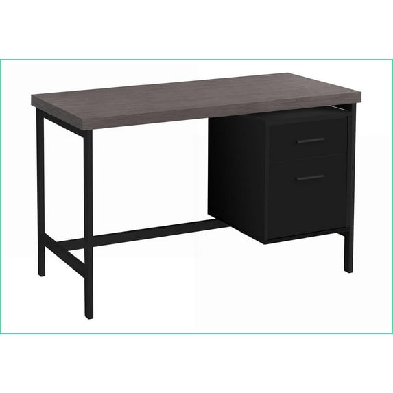 Desks, 48" Modern Computer Desk with Storage Drawers, Reversible Left ...