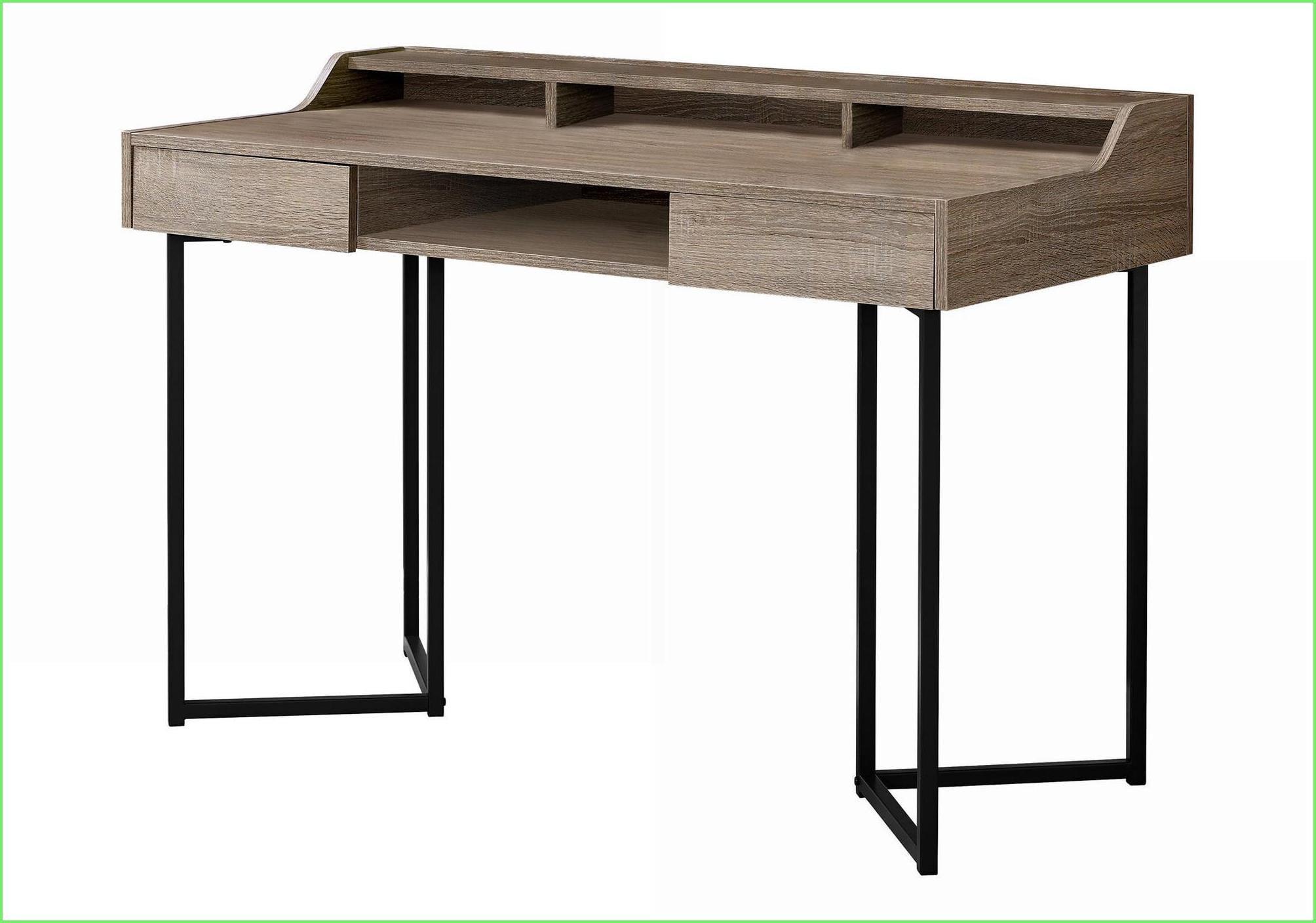 Desks, 48” Modern Home Office Computer Desk with Storage Drawers & Open ...