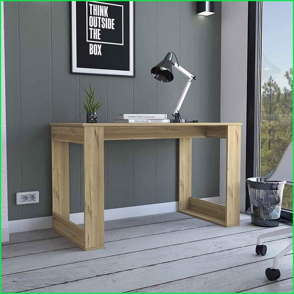 Desks | Compact Writing Desk with 47.2"W Work Surface, Sturdy Legs ...