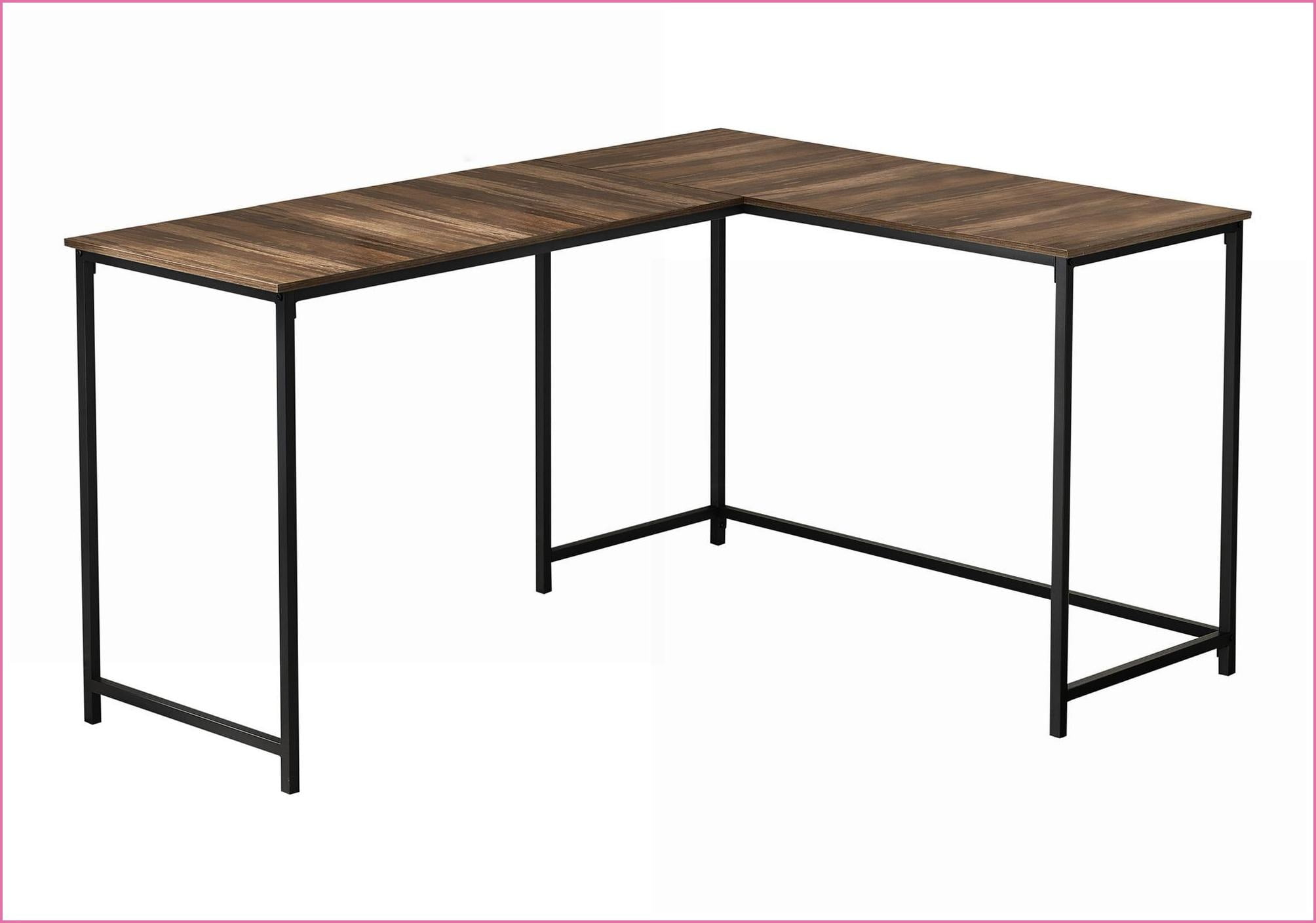 Desks, L-Shaped Corner Computer Desk 58”l, Contemporary Modern, Brown ...
