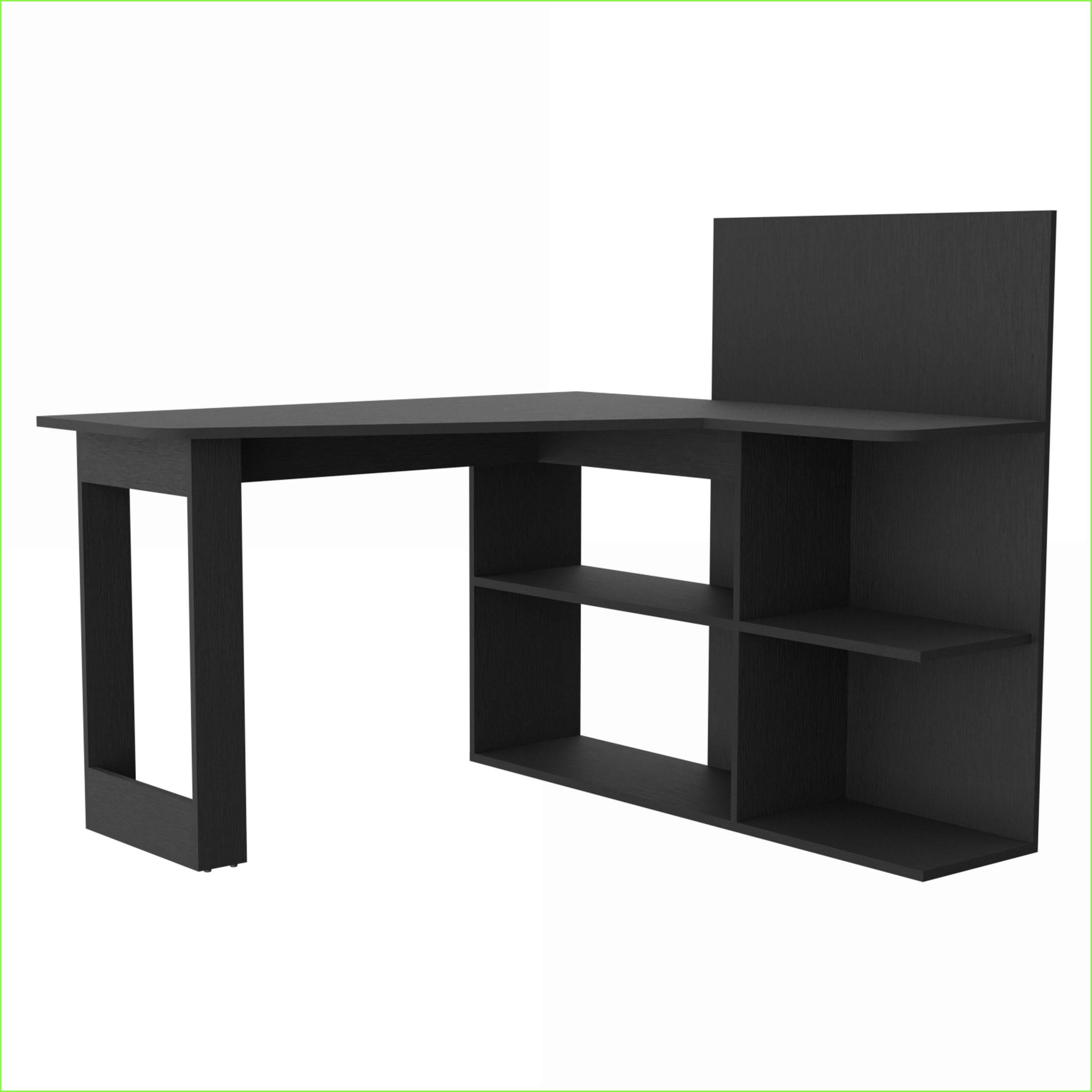 Desks, L-Shaped Corner Desk with Extended Workspace | Black | Particle ...