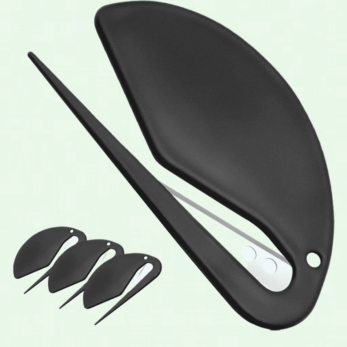 Letter Opener Set - 4 Pack Easy Open Envelope Opener - Sharp and ...