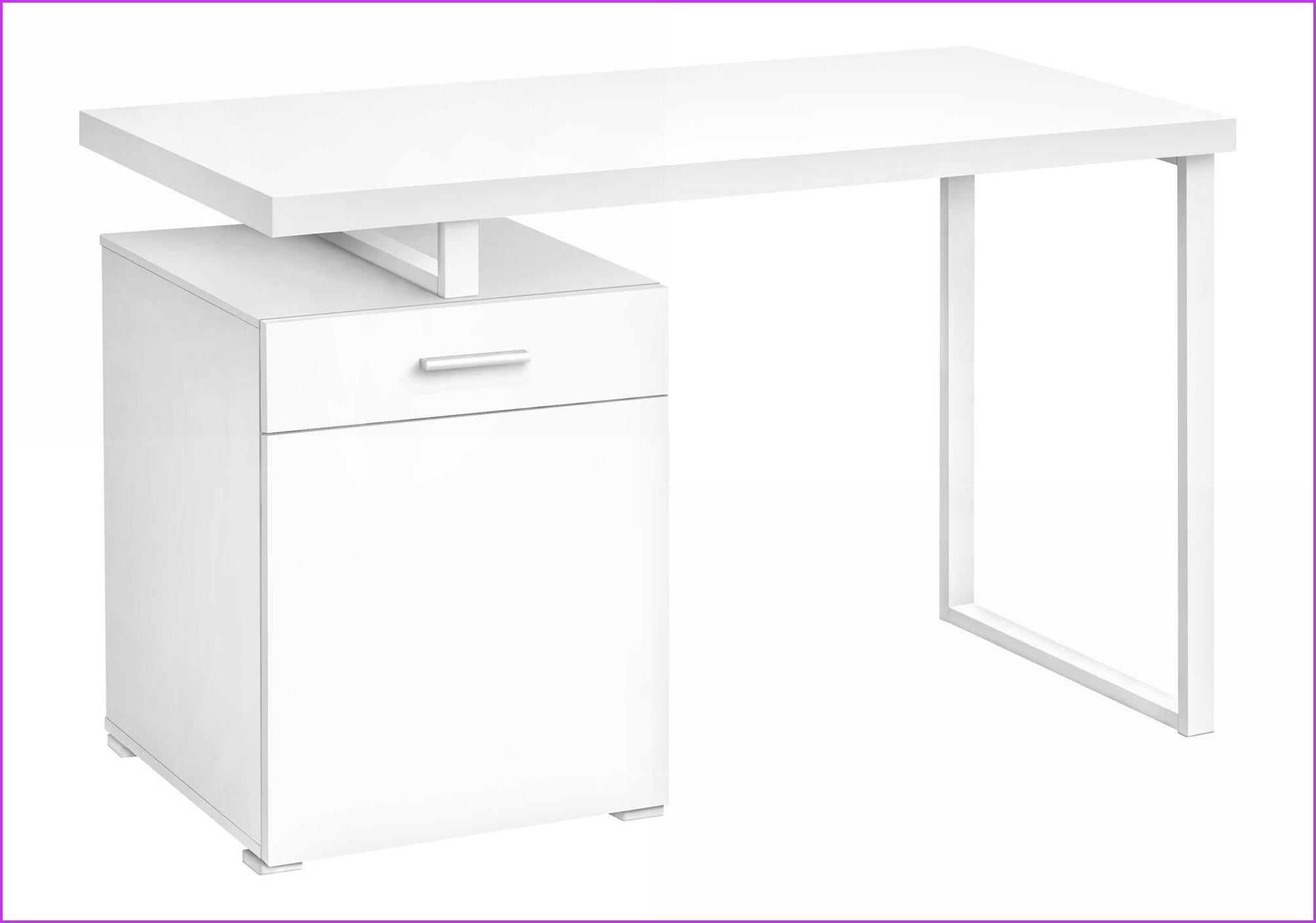 Desks | Modern 48” Computer Desk with Storage, Left/Right Setup, White ...