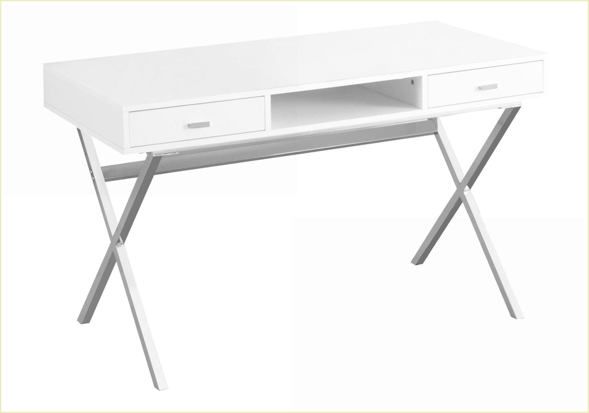 Desks, Modern 48" Home Office Computer Desk with Drawers & Shelf ...