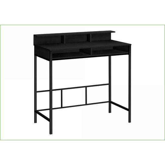 Desks: Standing Home Office Desk with Storage, 48” L, Contemporary ...