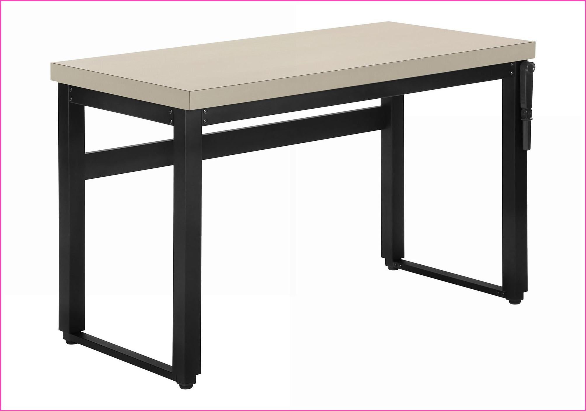 Desks, 48” Adjustable Standing Home Office Desk, Modern Beige Laminate ...
