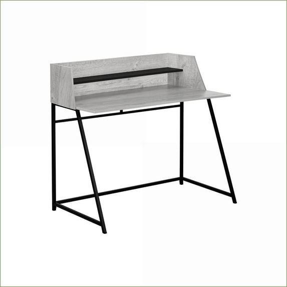 Desks for Home Office, 48” L Computer Desk with Storage Shelves, Modern ...