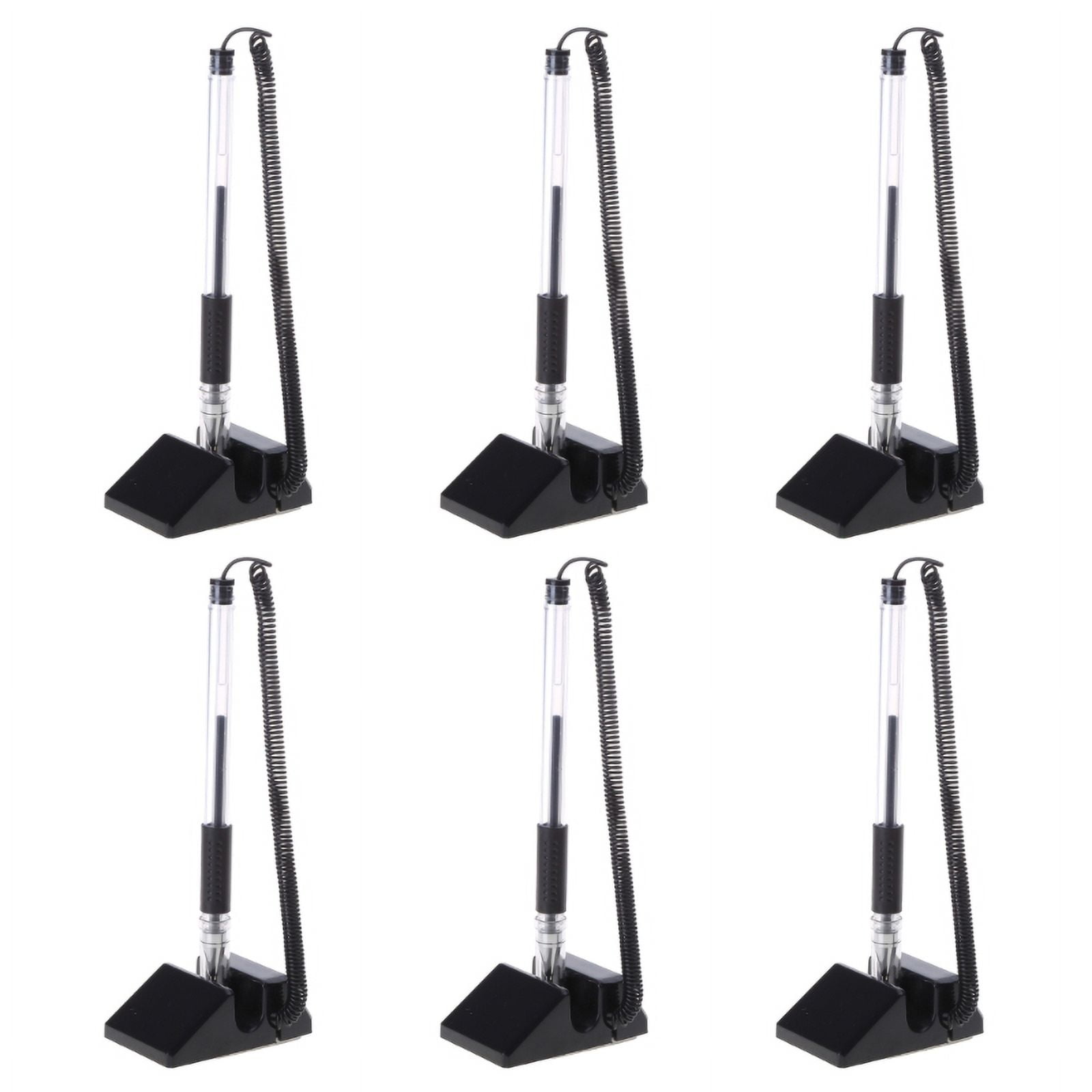 Desktop 0.5mm Secure Counter Pens Pack of 6 with Adhesive Chain ...