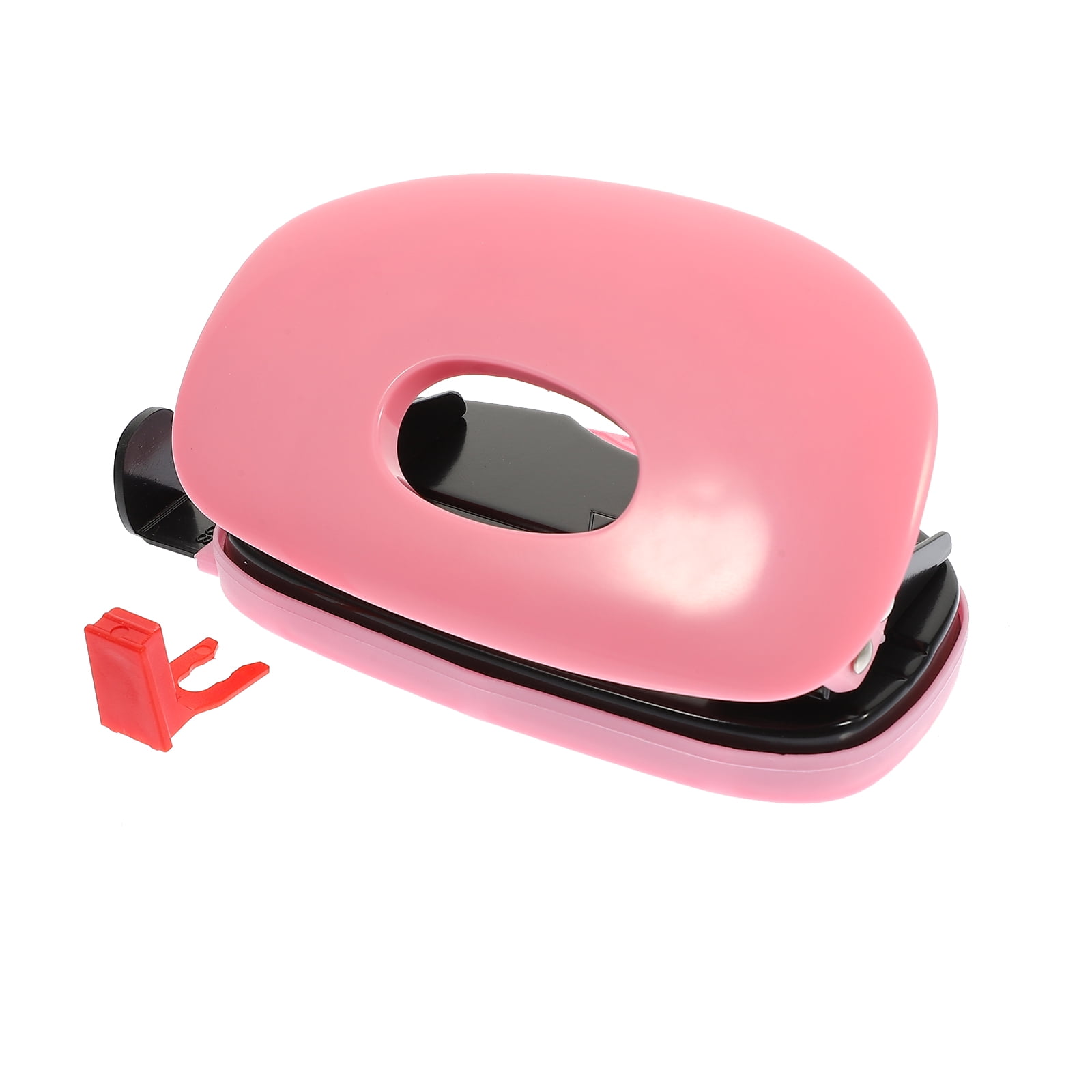 COSMOBETTY Desktop 2 Hole Punch Tool Pink For Office Supply 1Pack ...