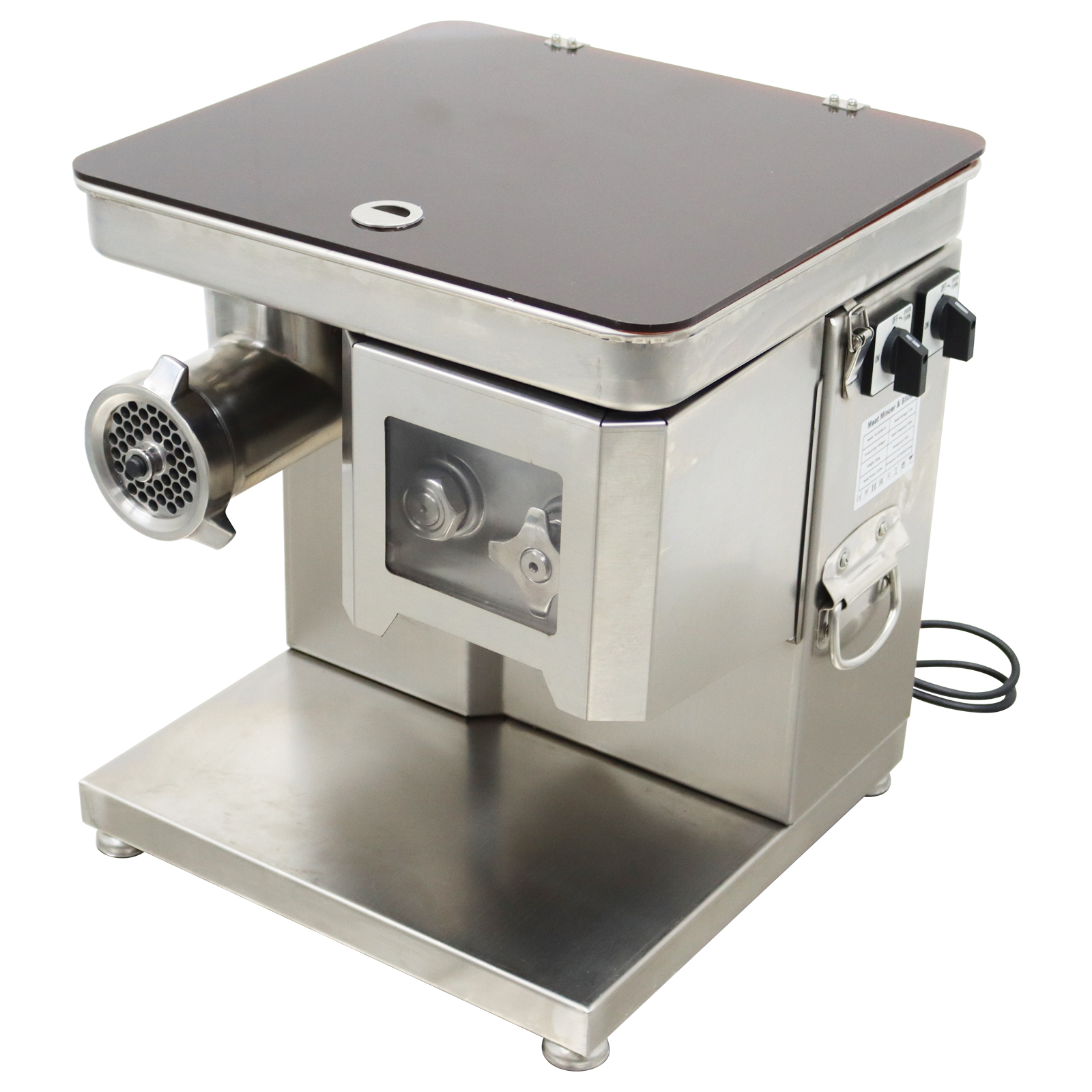 Desktop 2 in 1 Meat Cutter and Grinder Sausage Stuffing Meat Processing ...