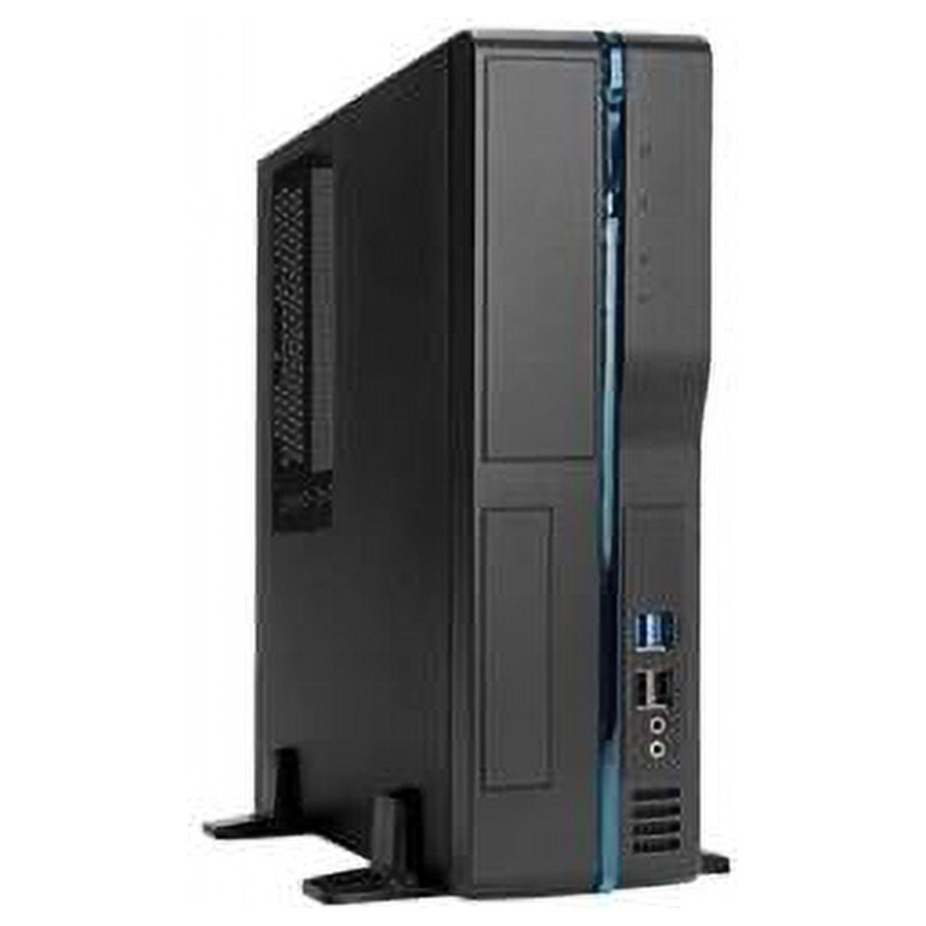 Desktop 300W 1-1-2 Bays USB 3.0 Micro ATX Slim Case, Black - Walmart.com