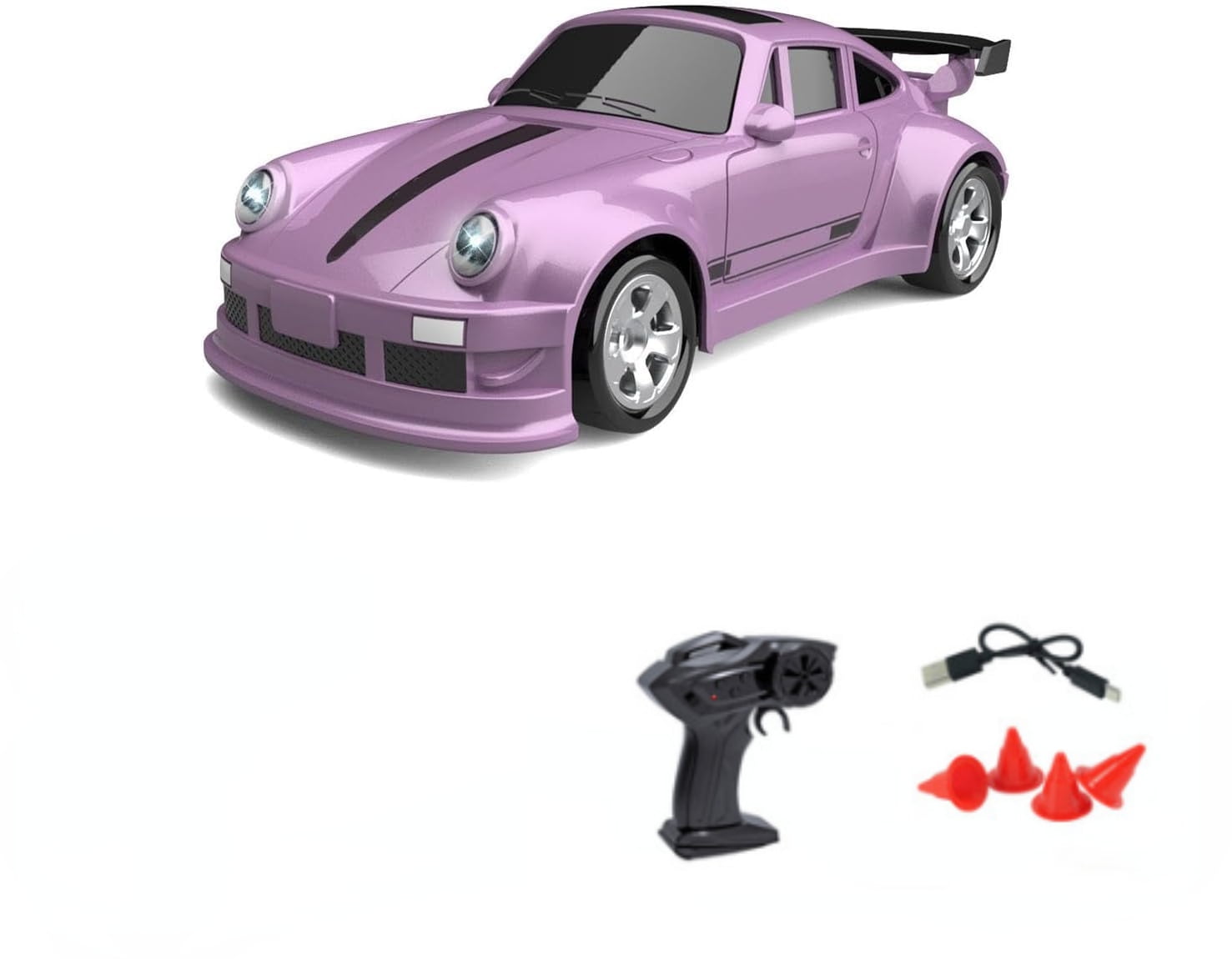 Desktop 4WD Mini Drift RC Car,1:64 Scale High Speed RC Drift Car for ...