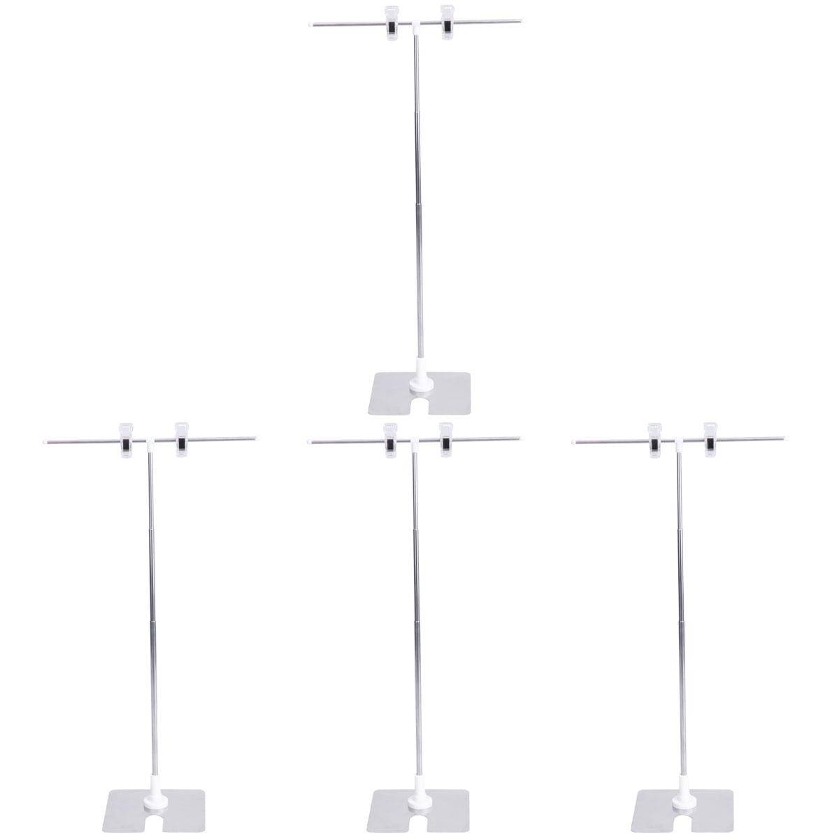 Desktop Adjustable Display Shelves Shape Banner Holder Rack for ...