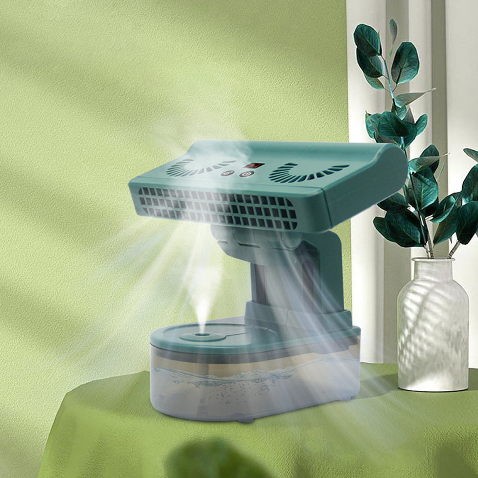 Desktop Air Cooler With Humidifier,6-Speed USB Evaporative Cooler ...