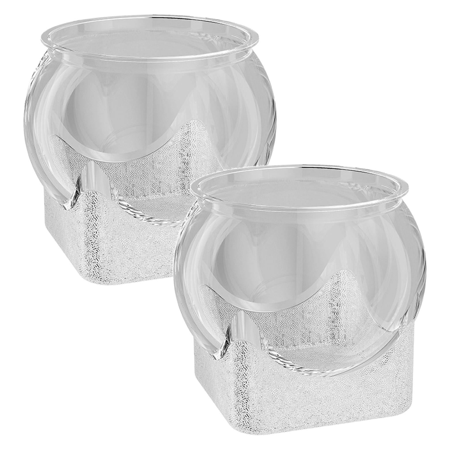 Desktop Aquarium For Fish Turtle Round Fish Bowl Clear Aquarium Fish ...