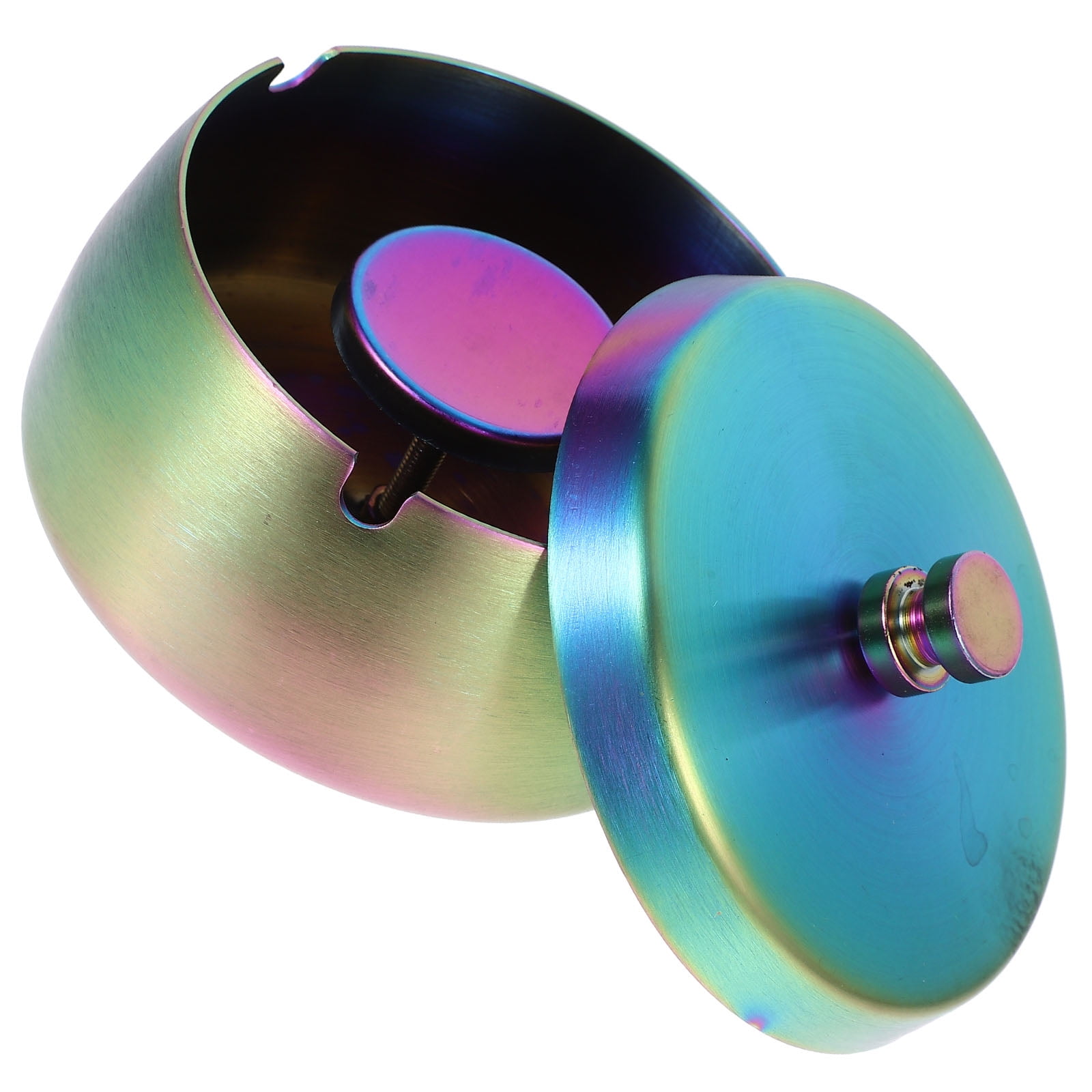 Desktop Ashtray Cigarette Ash Container Stainless Steel Stylish Ash ...