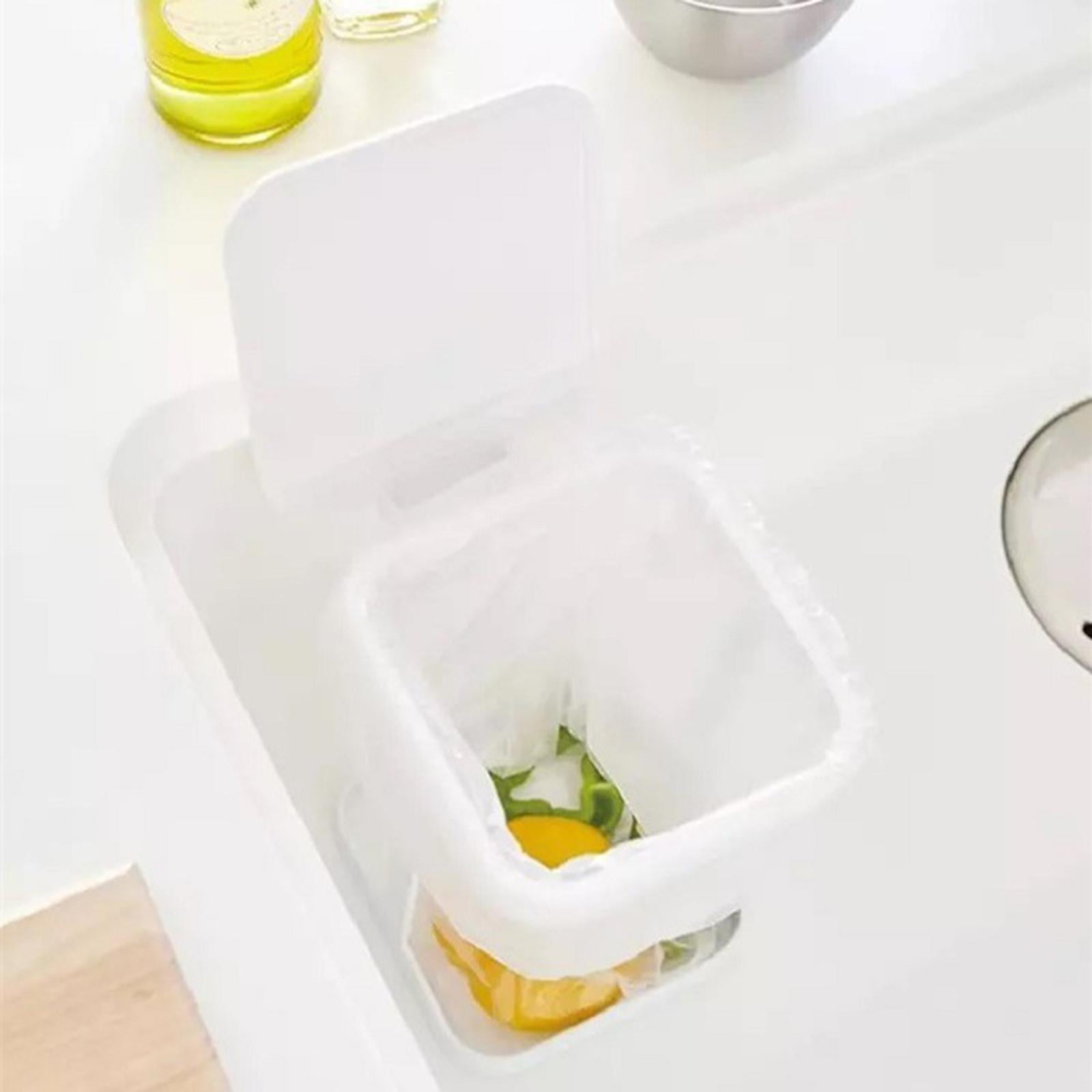 Desktop Trash Bag Holder, Trash Bag Bracket Organizer Garbage Storage ...