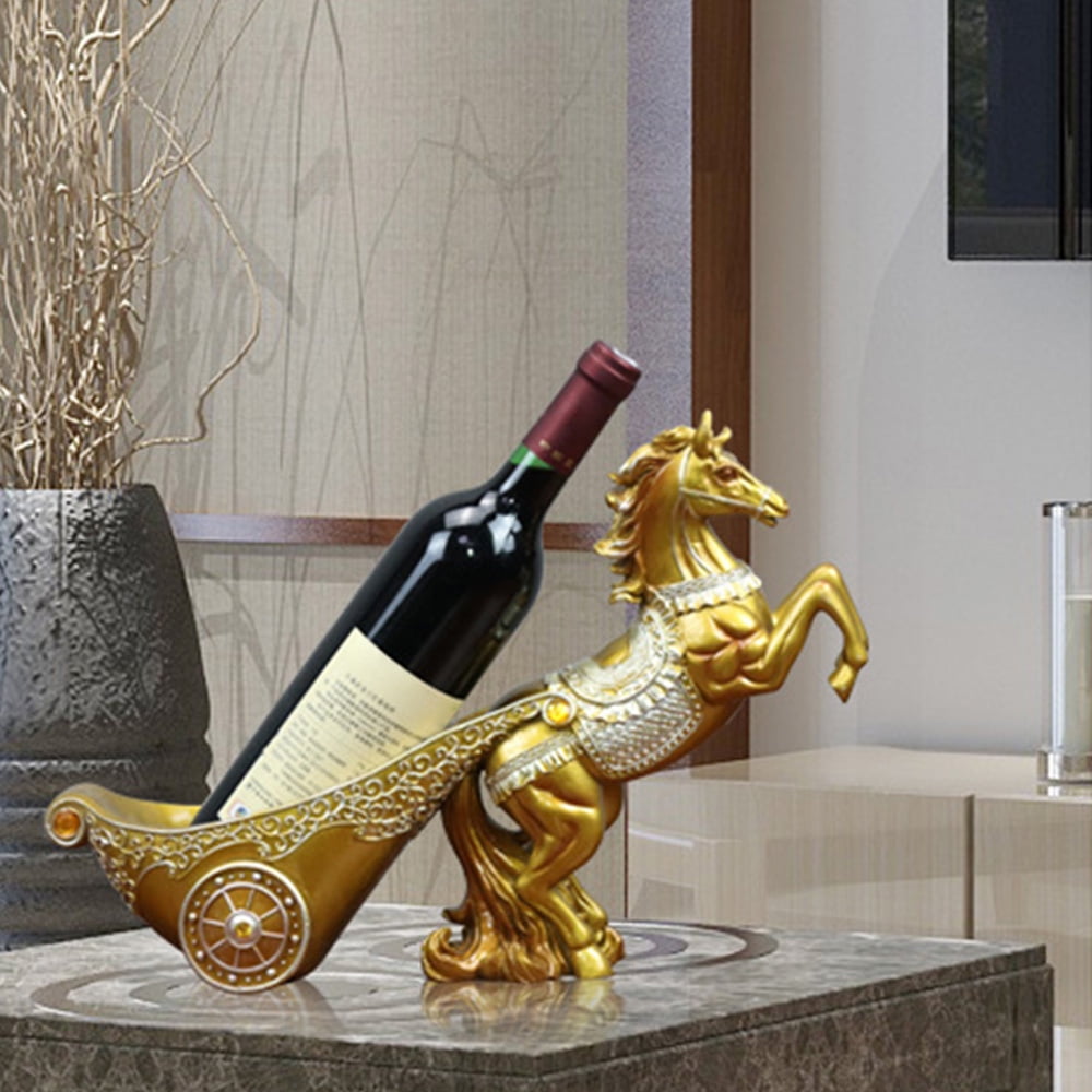 Desktop Bar Red Wine Rack Wine Cabinet Home Resin Crafts for Friend ...