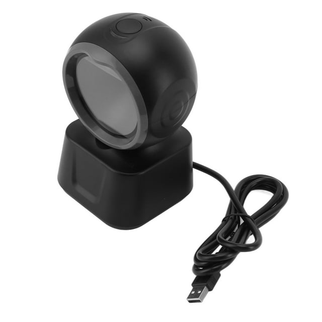 Desktop Barcode Scanner 1D 2D QR Omnidirectional Hands Free Automatic ...