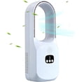 Desktop Bladeless Fan Semiconductor Cooling Heater Air Circulator Quiet ...