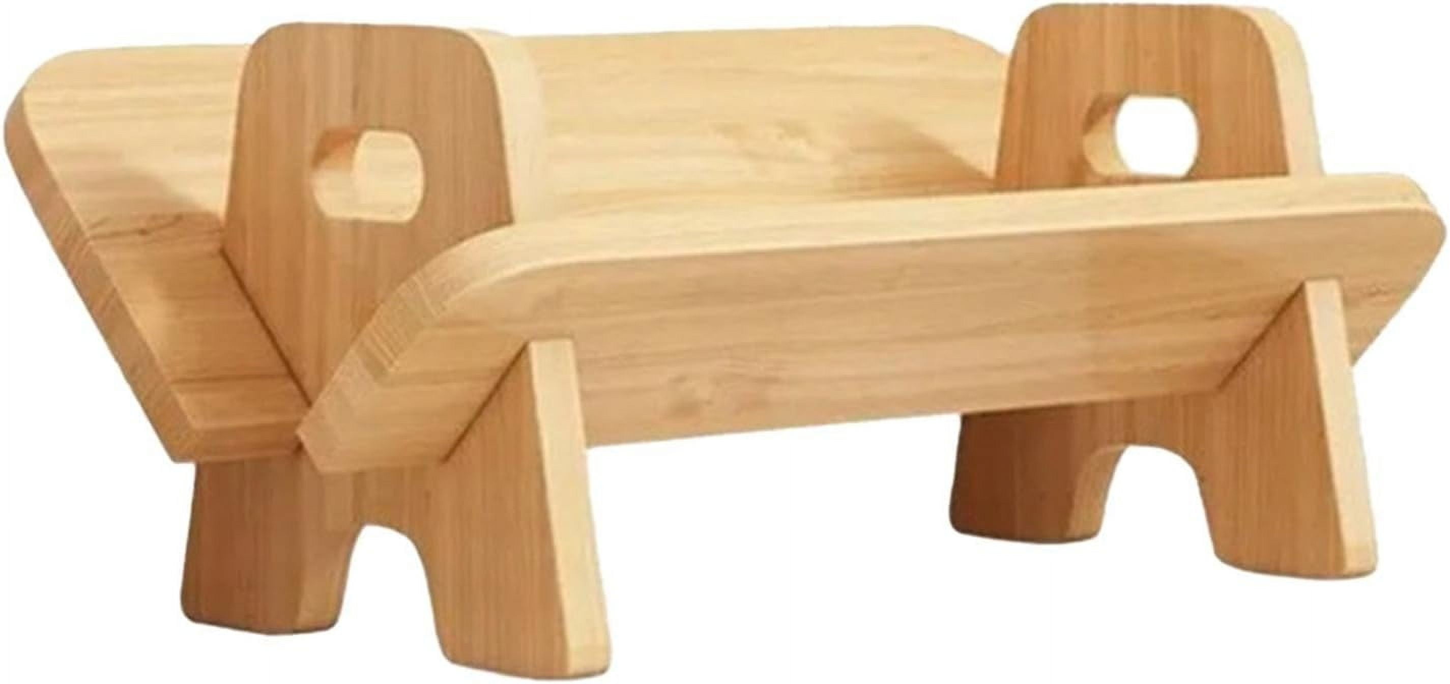 Desktop Bookshelf,Book Organizer Tilting Wood Tabletop Bookcase Smooth ...