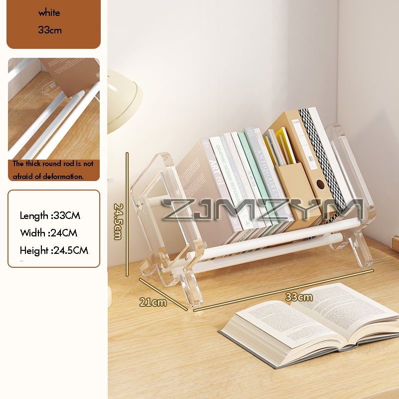 Desktop Bookshelf Simple Magazine Rack Office Documents Books Storage ...