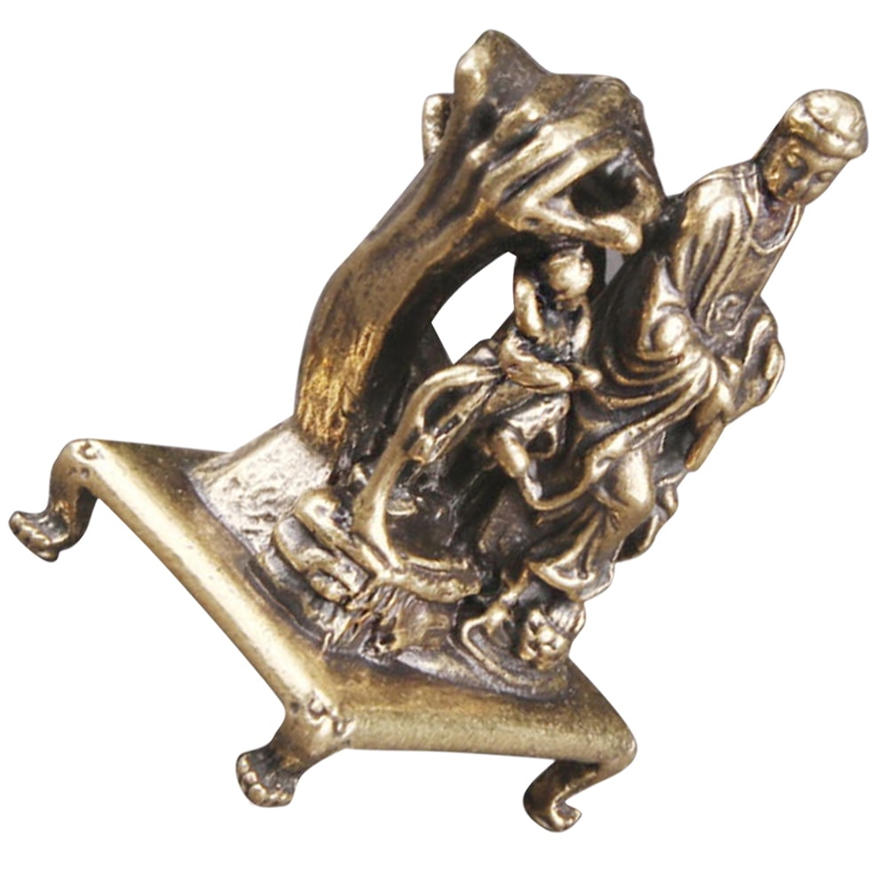 Desktop Brass Adorn Craft Sculpture Exquisite Buddha Decor New Look ...