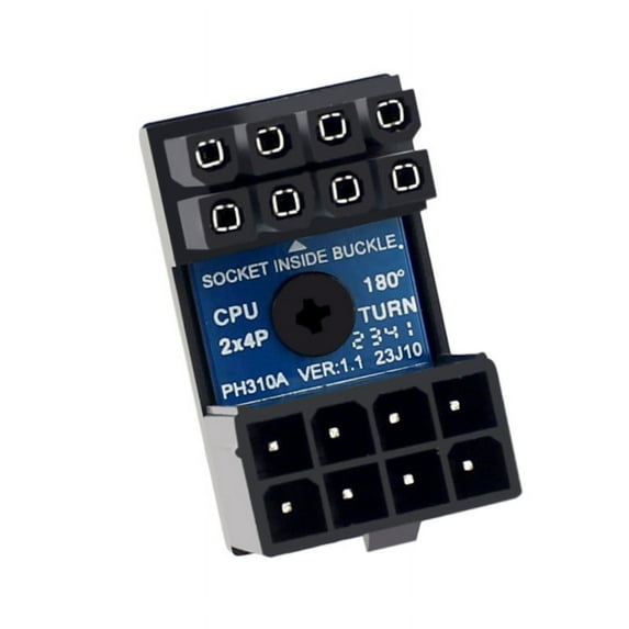 Desktop CPU 8Pin Power Adapter Main Board 8pin to 8Pin 180Degree Power ...