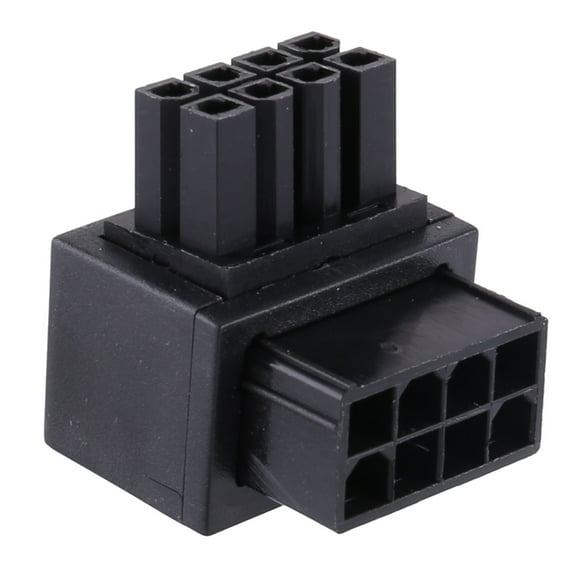 Desktop CPU 8Pin Power Adapter Main Board 8pin to 8Pin 90Degree Power ...