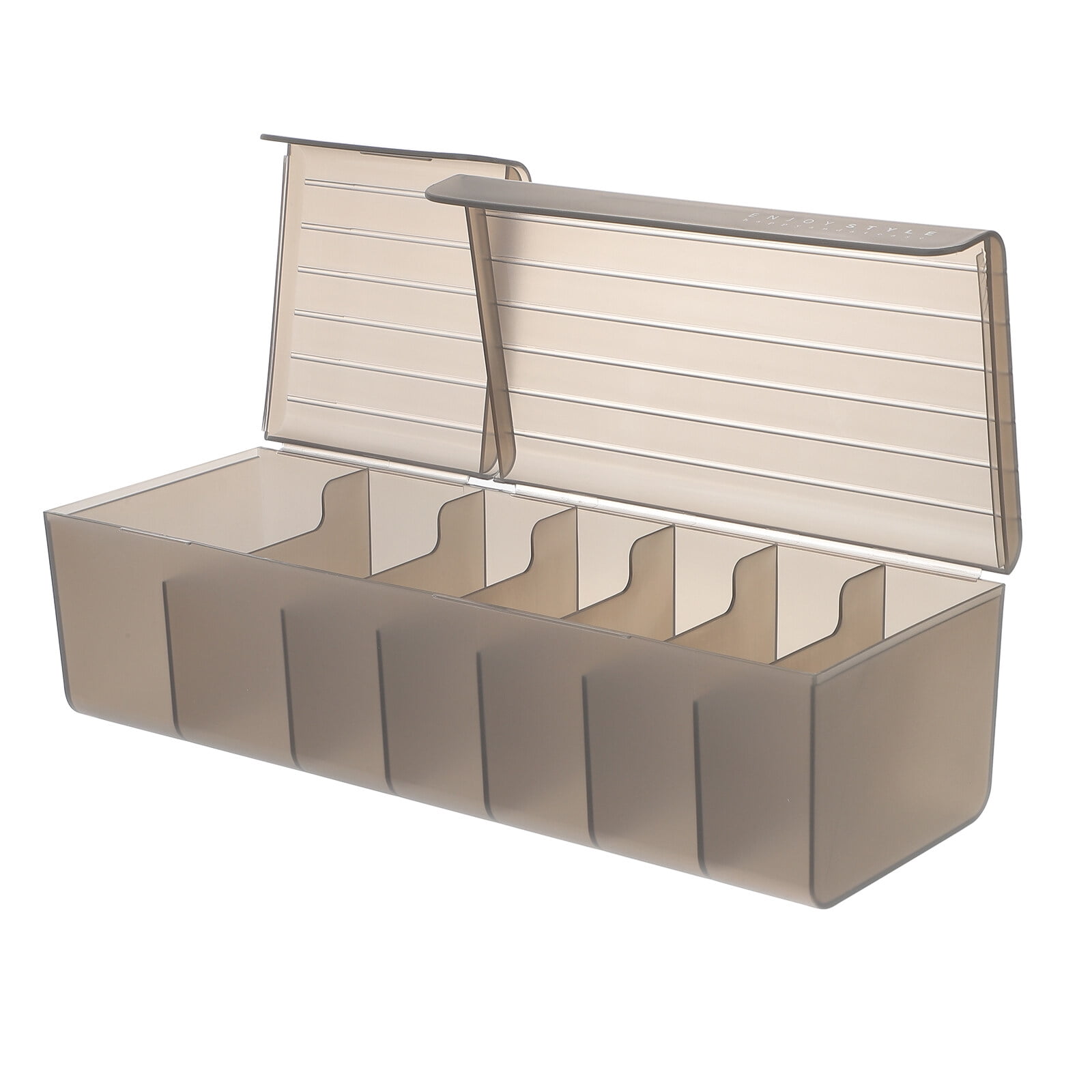 Desktop Cable Management Box Cord Organizer 7 Slots Cable Storage ...