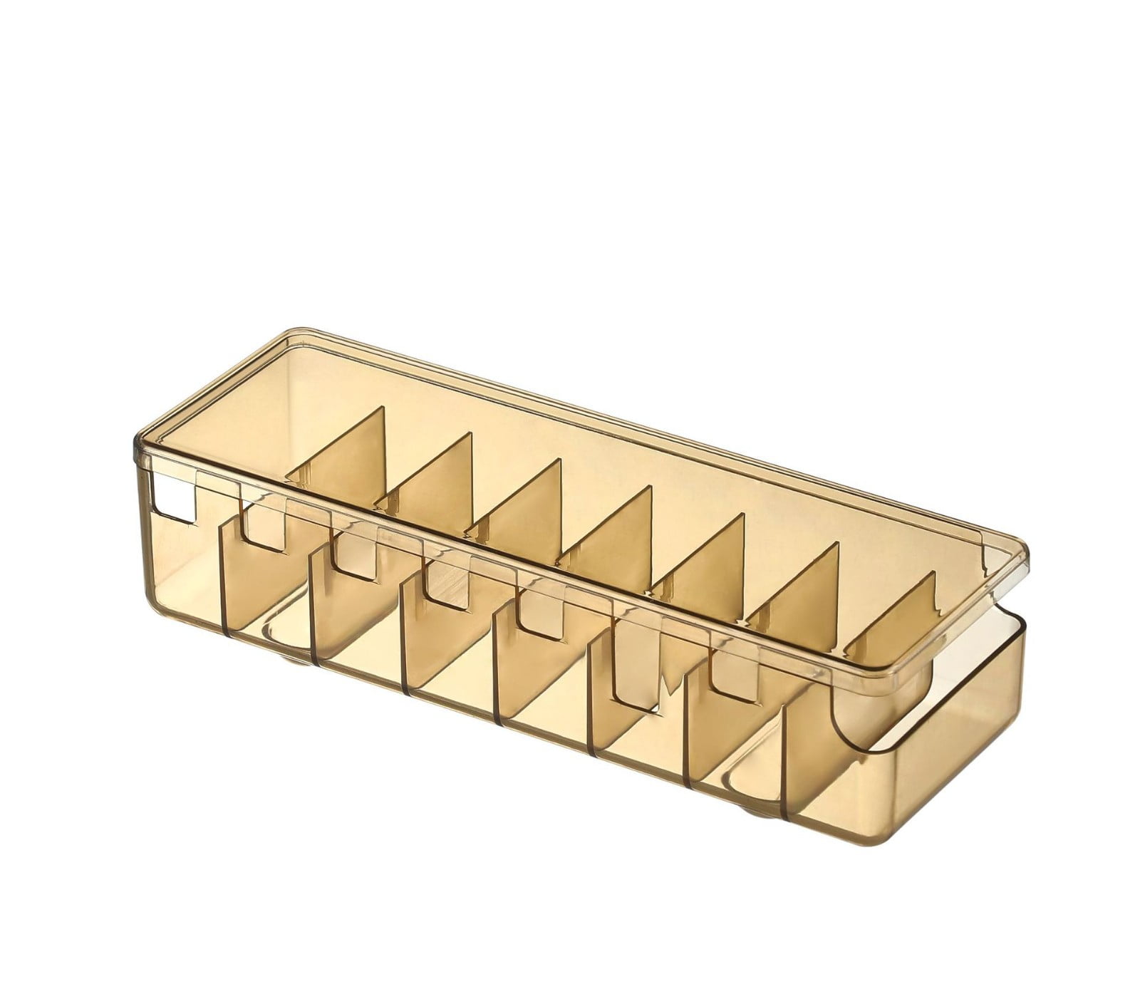 Desktop Cable Organizer Box - 8-Compartment Cord Storage for Chargers ...