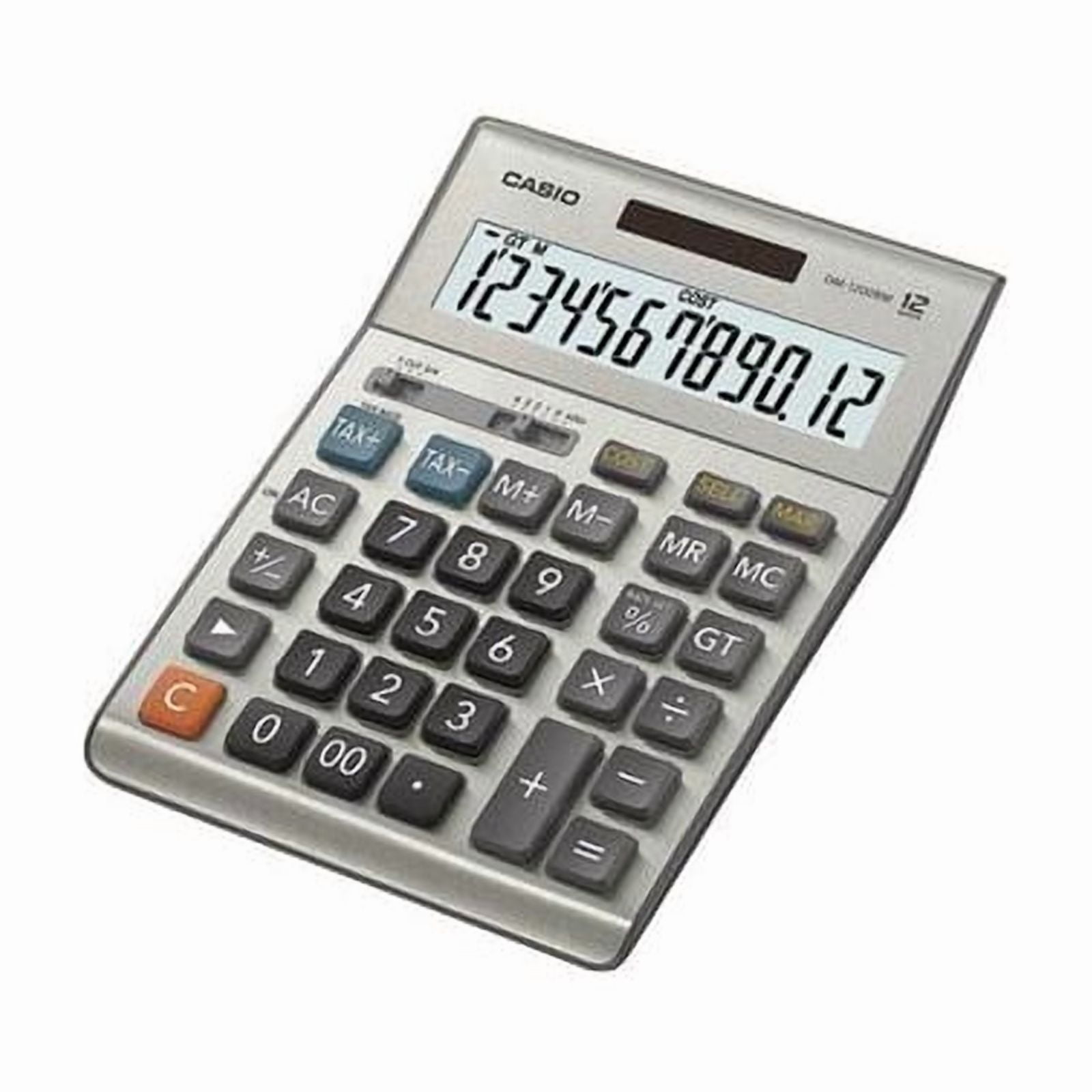 Desktop Calculator, 12-Digit LCD, Silver - Walmart.com