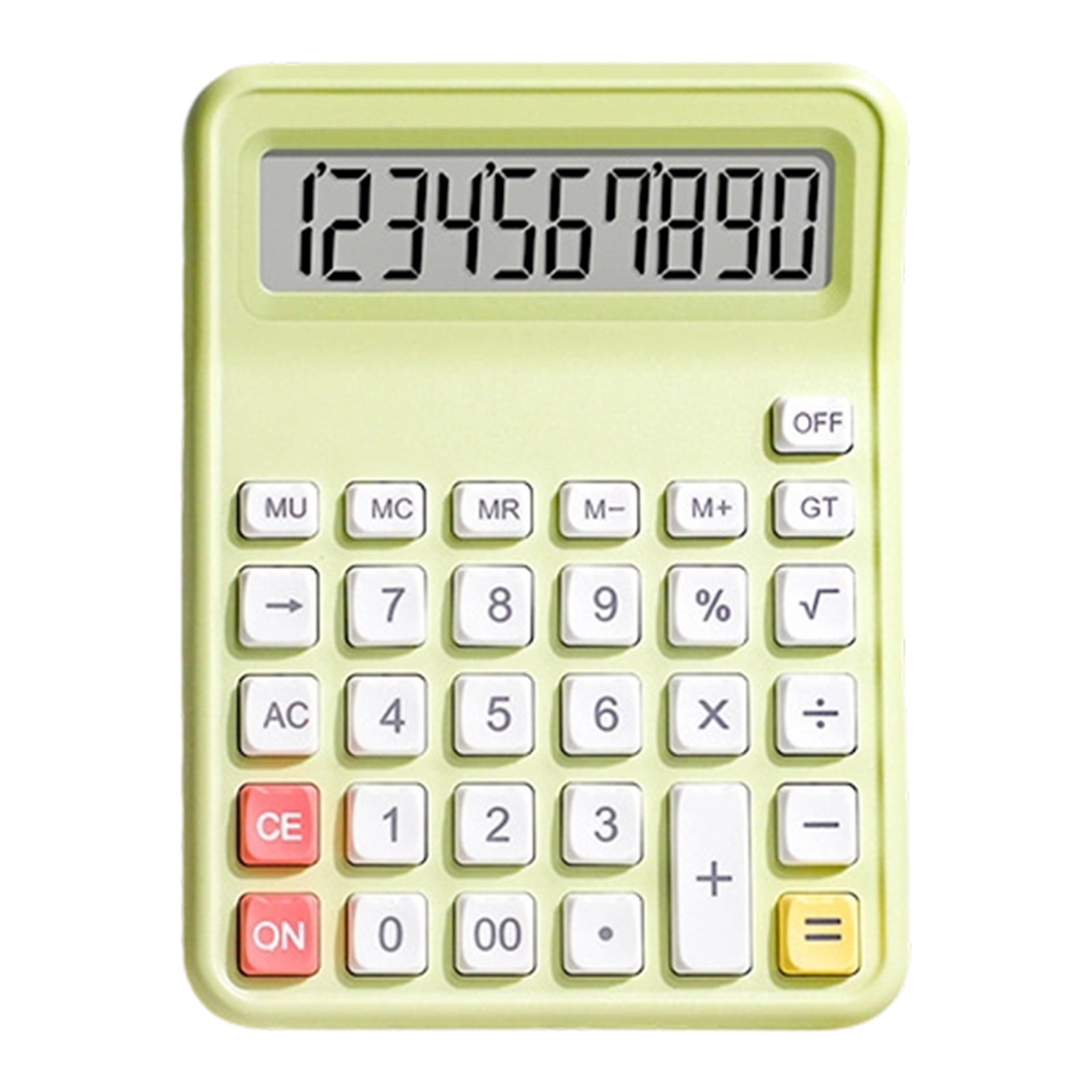 Desktop Calculator, 12 Digits Large LCD Display Calculator Battery ...