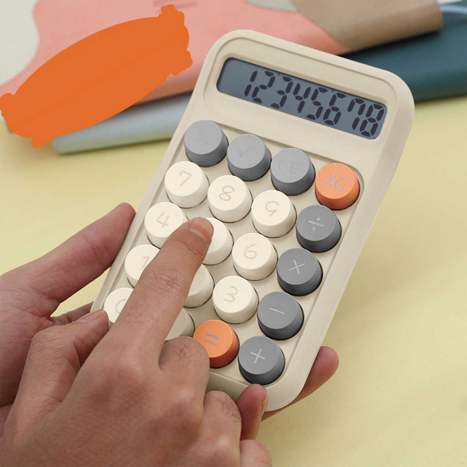 Desktop Calculator with 8 Digit LCD Display, Basic Standard Calculator ...