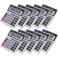 Desktop Calculator, Dual Power, 8-Digit LCD Display / 10 Pack - Walmart.com Desktop Calculator, Dual Power, 8-Digit LCD Display / 10 Pack - Walmart.com