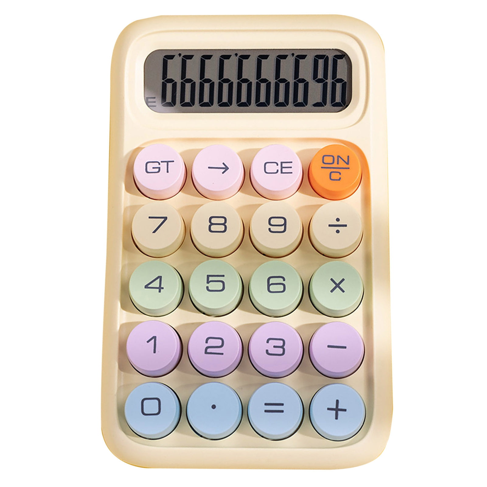 Desktop Calculator with Big Buttons Large Display Screen Battery ...
