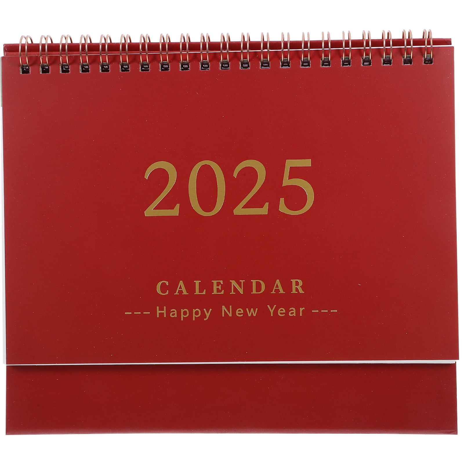 Desktop Calendar Paper Calendar Decor Portable Calendar English Desktop ...