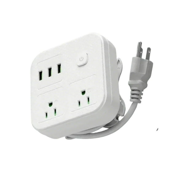 Desktop Charging Dock Station Power Board 2 Wide Space Outlets and ...