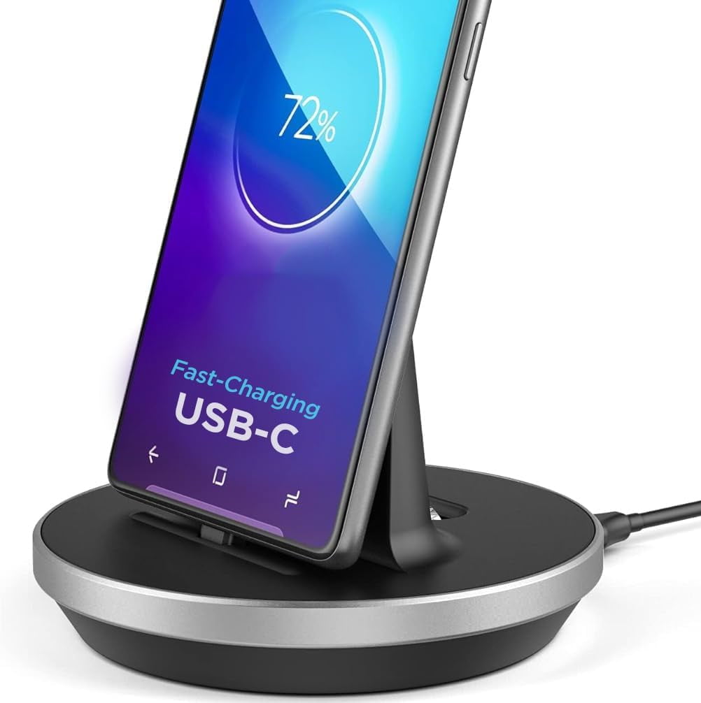 Desktop Charging Stand for USB-C Phone and Tablets, Adjustable Case ...