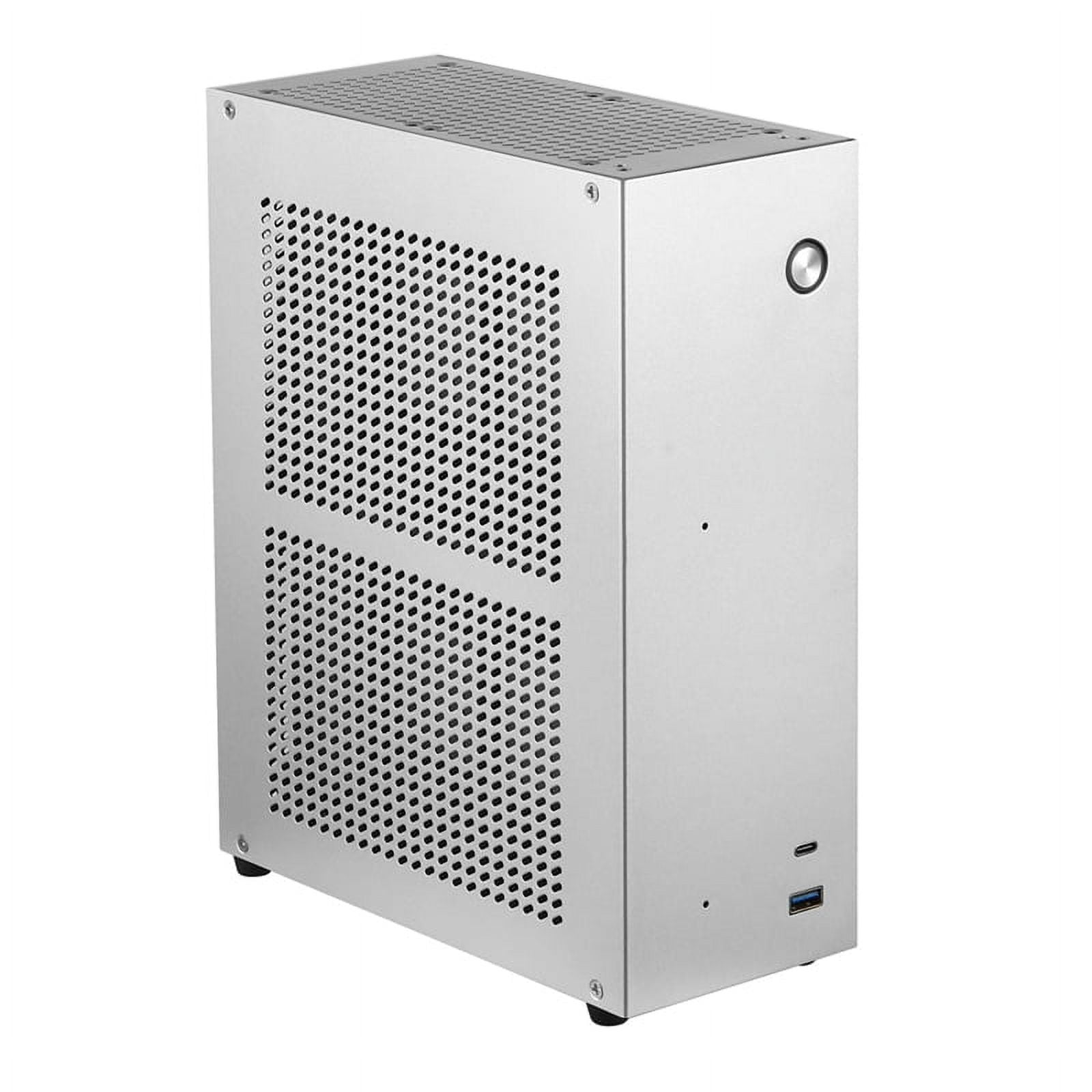 Desktop Chassis ITX Computer Case Mini NAS Computer Case Dual 3.5-Inch ...