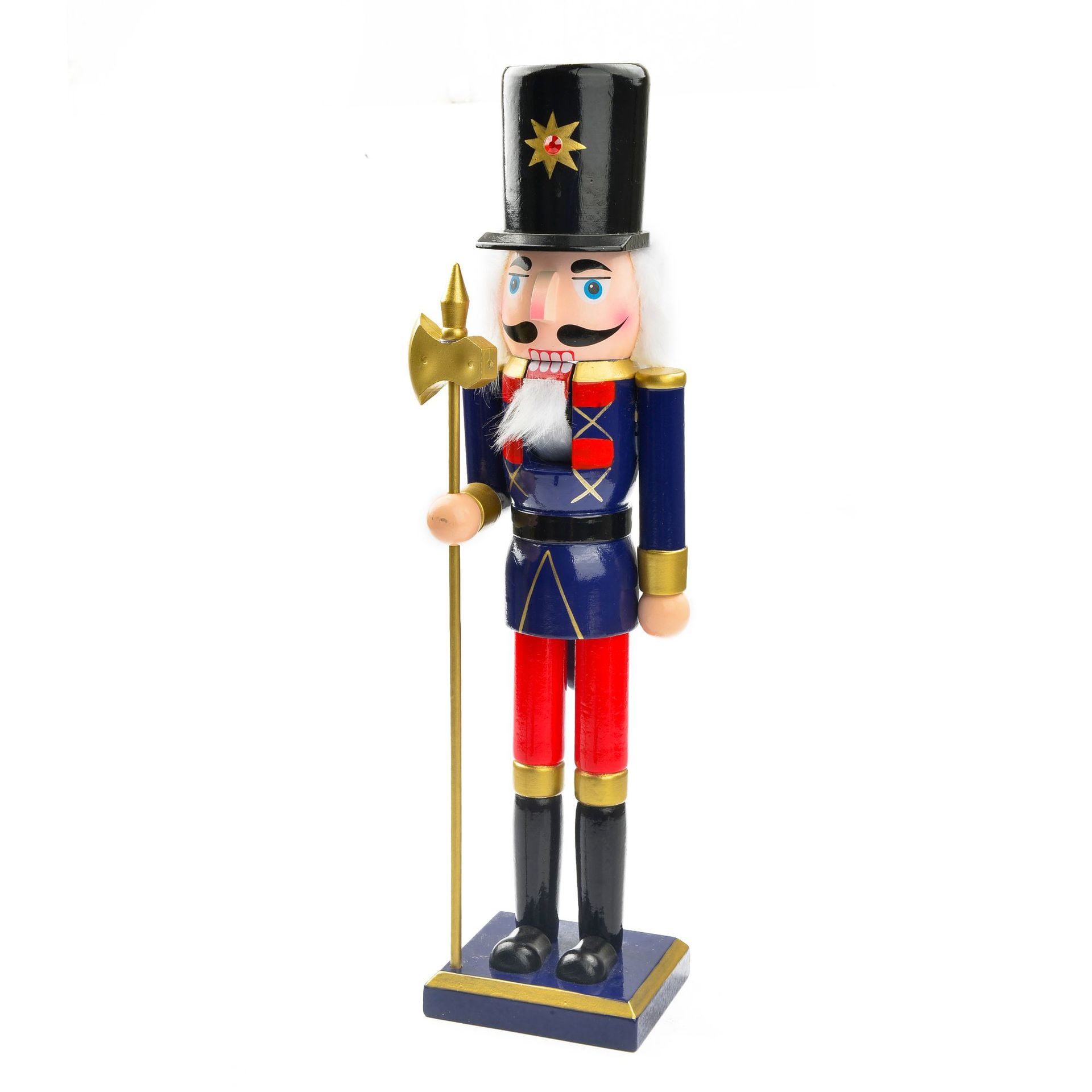 Desktop Christmas Traditional Nutcracker Figure Wooden Nutcracker ...