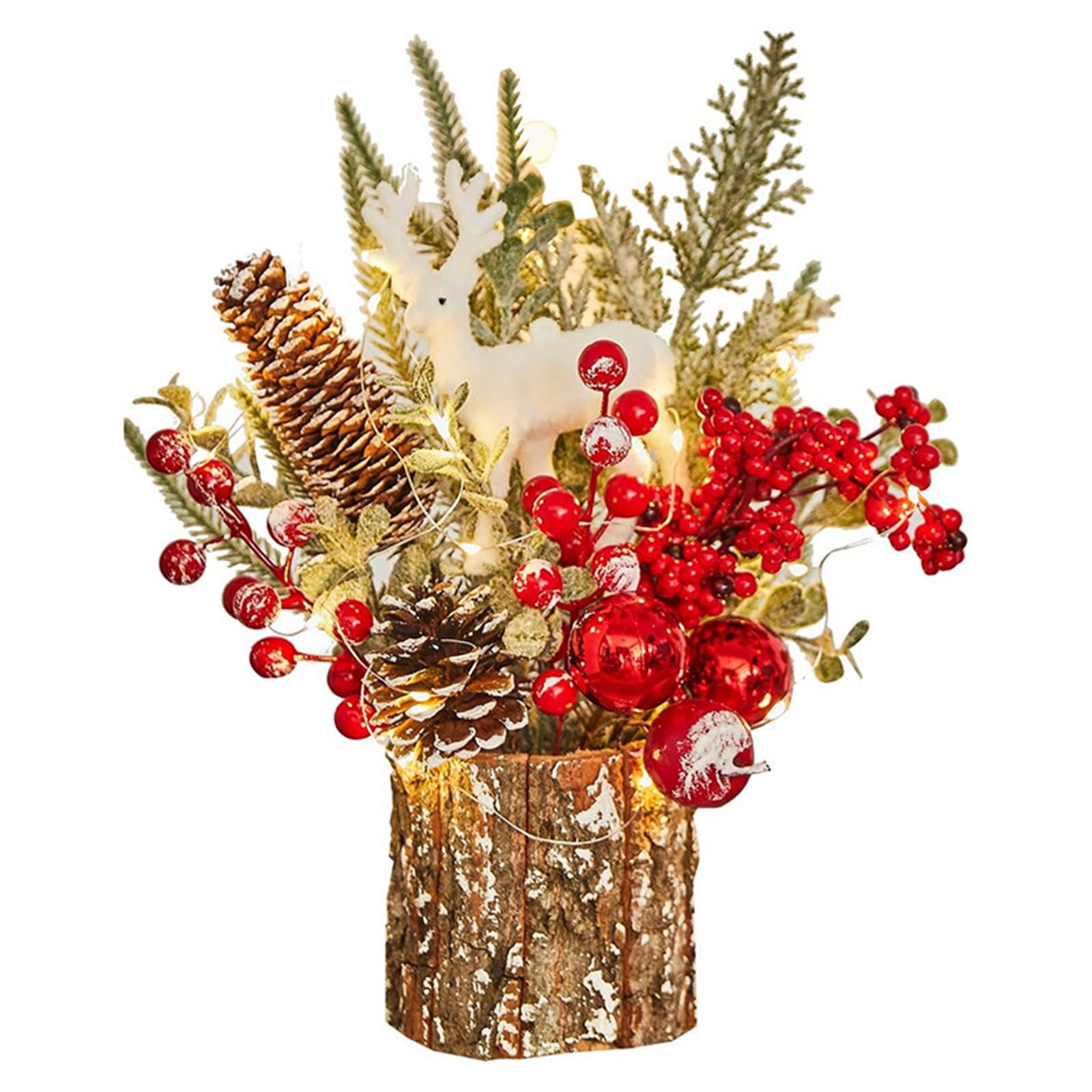 Desktop Christmas Tree Simulation PE Material Christmas Decorations ...